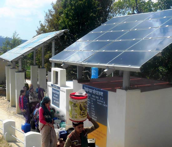 Solar powers a splash - Transforming lives - Tata Trusts